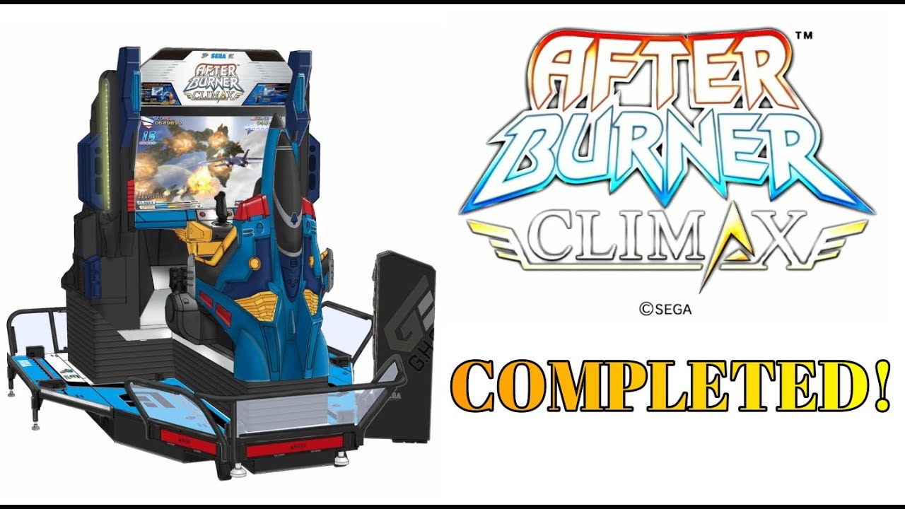 Sega's AFTER BURNER CLIMAX ARCADE! Completed! - YouTube