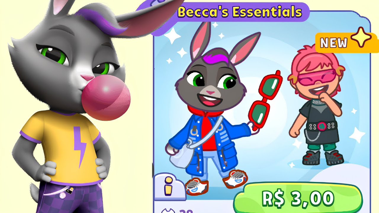 My Talking Tom & Friends World Becca's Essentials unlocked Gameplay ...