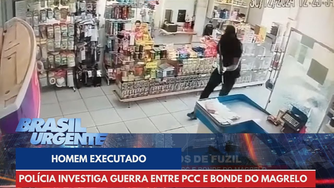 Bonde do Magrelo x PCC: homem é executado com fuzil | Brasil Urgente ...
