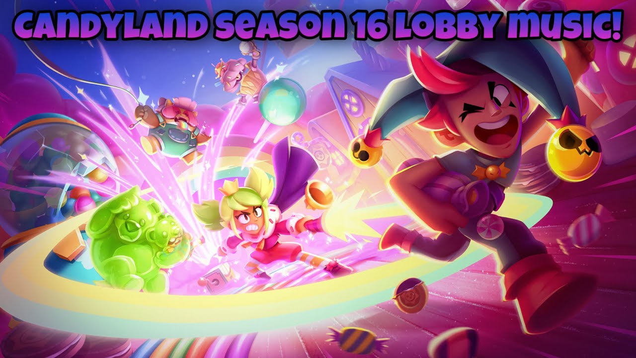 (Mandy’s Candy) Candyland Season 16 Lobby Music | Brawl Stars - YouTube