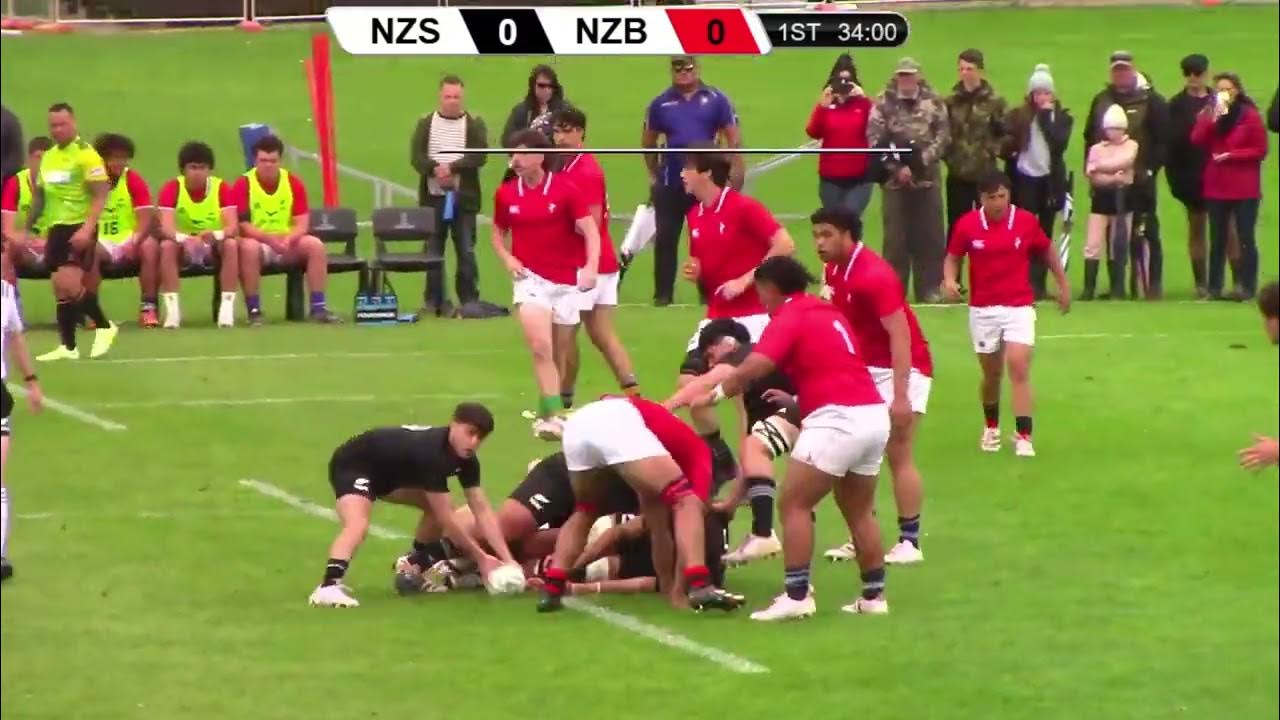 NZ Schools vs NZ Barbarians U18 - YouTube
