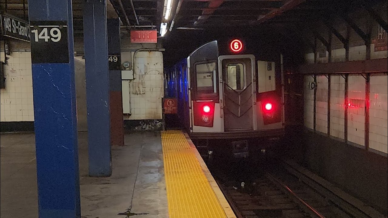 MTA New York City Subway:R142 & R142A (4) & (6) Train Action at 149 ...