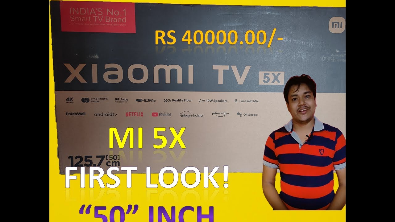 Mi 5X 125.7 cm (50 inch) Ultra HD (4K) LED Smart Android TV with Dolby ...