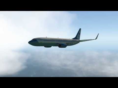 X Plane 11 - Zibo Mod LPV Approach - Presidential Arrival - Max ...