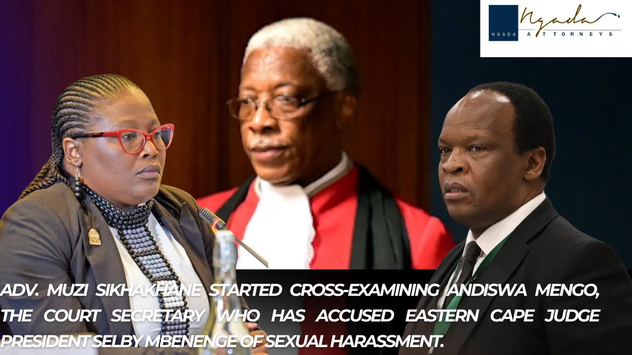 Adv. Muzi Sikhakhane began cross-examining Andiswa Mengo, who accuses ...