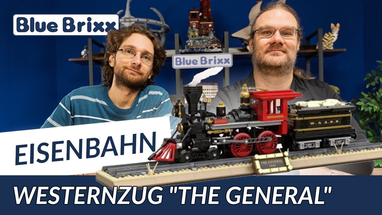 Baue den legendären Westernzug "The General"! | BlueBrixx 1110 Teile ...