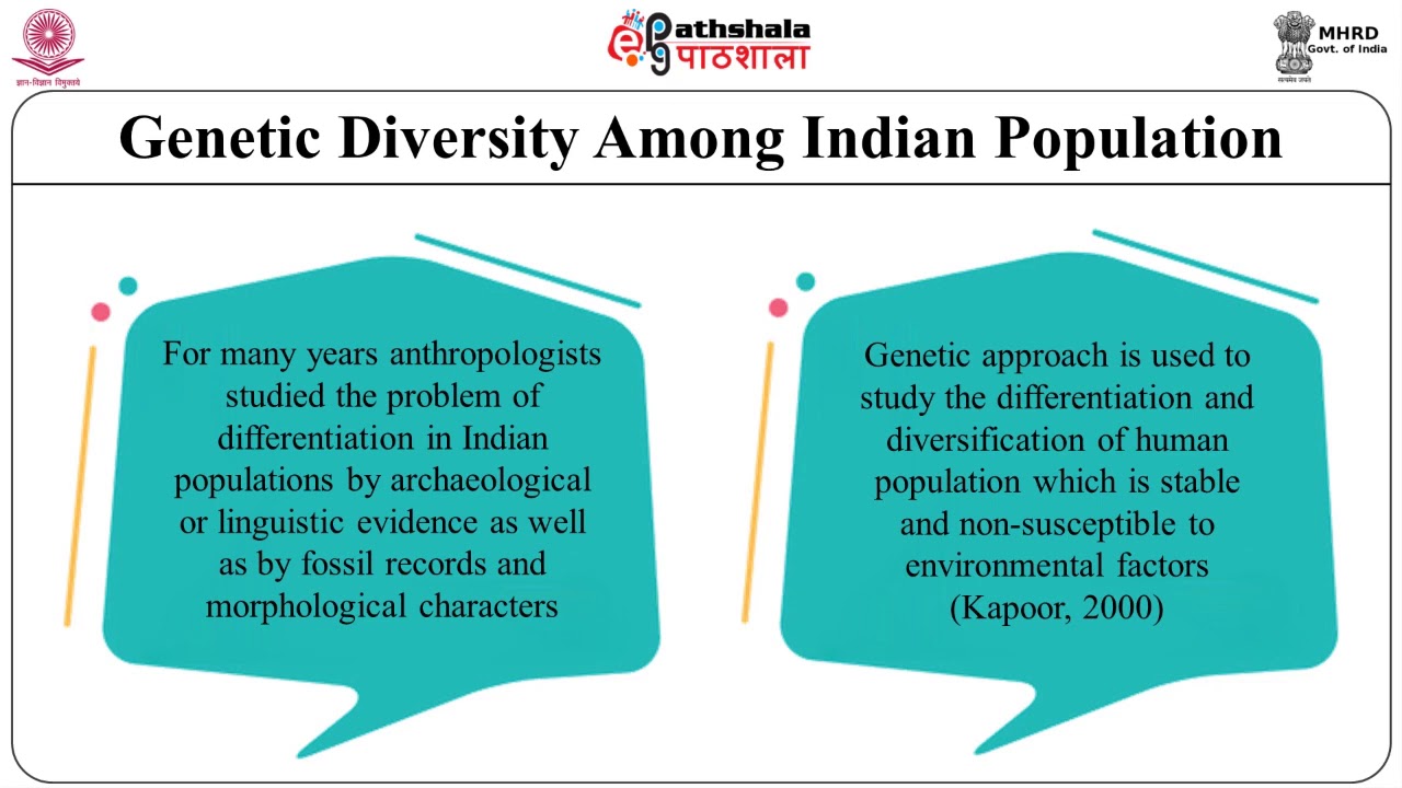 Genetic diversity among Indian population - YouTube