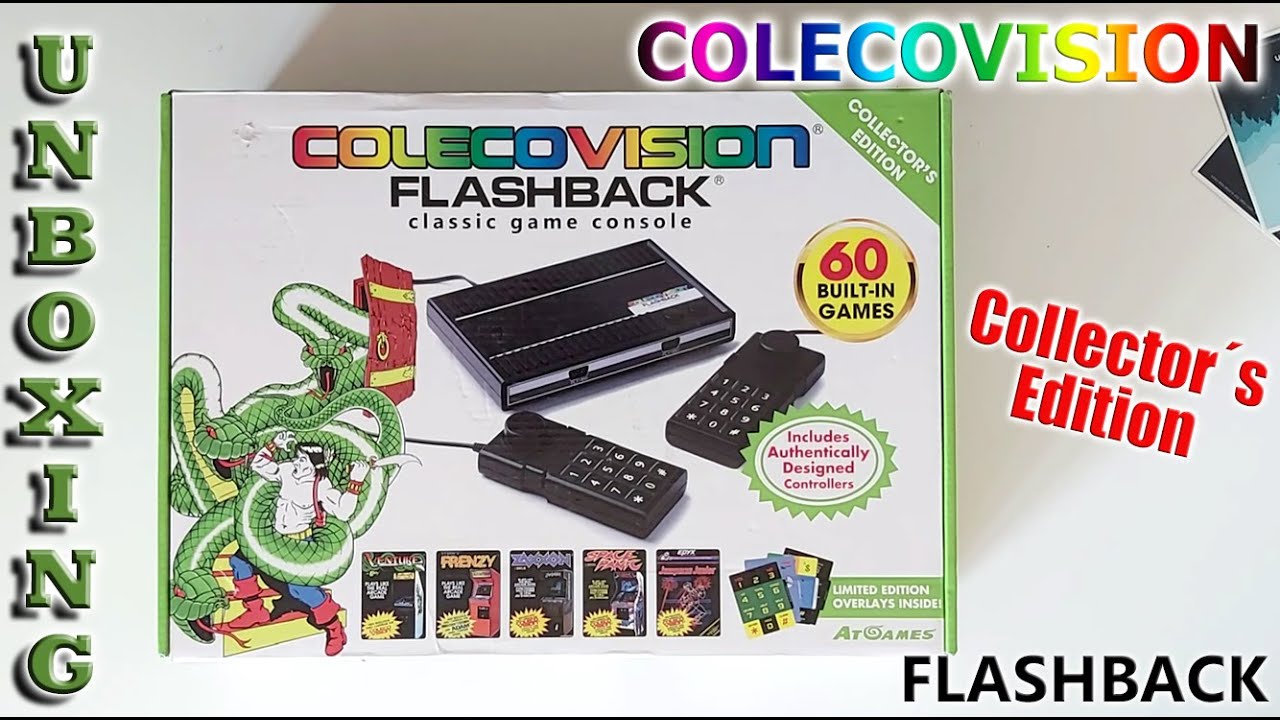 COLECOVISION Flashback AtGames - Unboxing - YouTube
