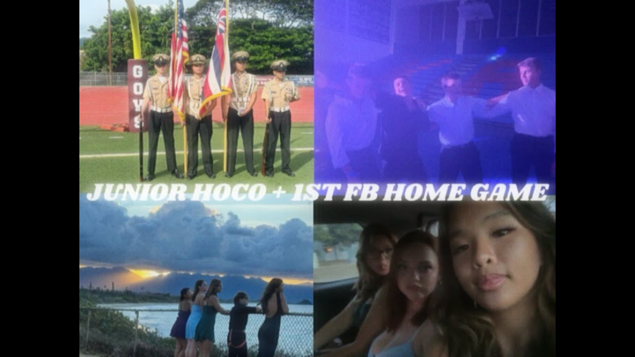 junior hoco & first fb home game (mini vlog) | Daisy Wabol - YouTube