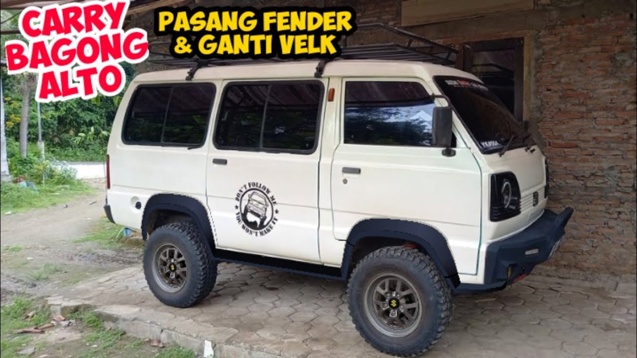 Carry Bagong Alto Pasang Fender Dan Ganti Velk - Modifikasi Carry ...