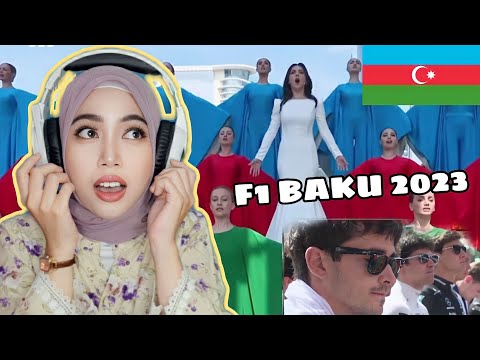 Indonesian Reaction to Azerbaijan National Anthem in F1 Baku 2023 🇦🇿