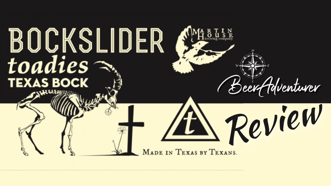 Bockslider Toadies Texas Bock | Martin House Brewing Co | Beer Review ...