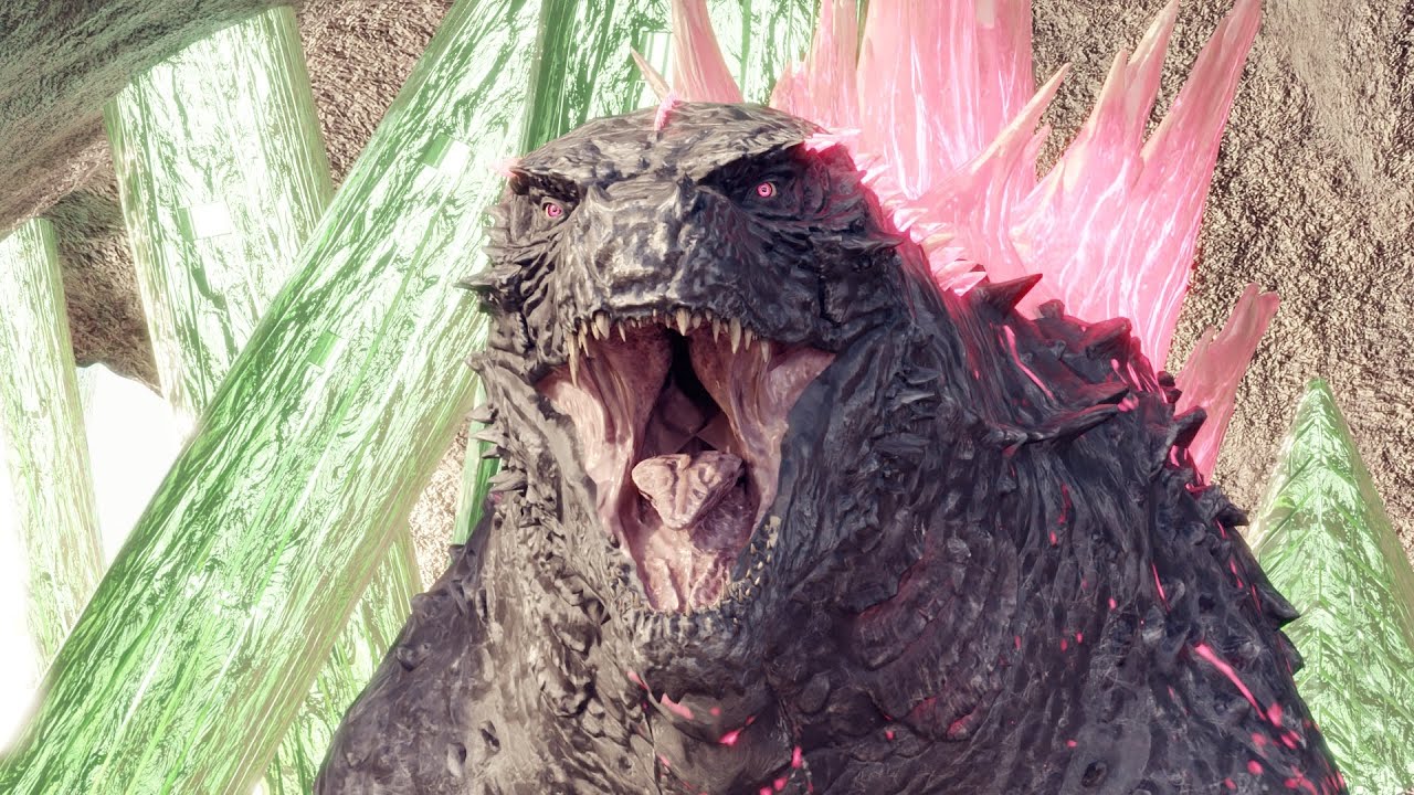 Evolved Godzilla Roars in the Hollow Earth Test | Blender Animation ...