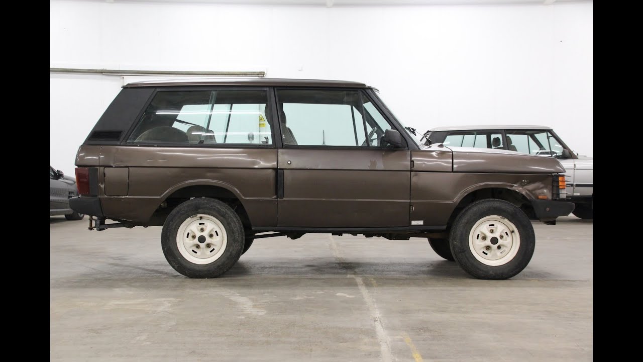 Sold: 1989 Range Rover Classic 2 Door 3.5 V8 EFI LHD - YouTube