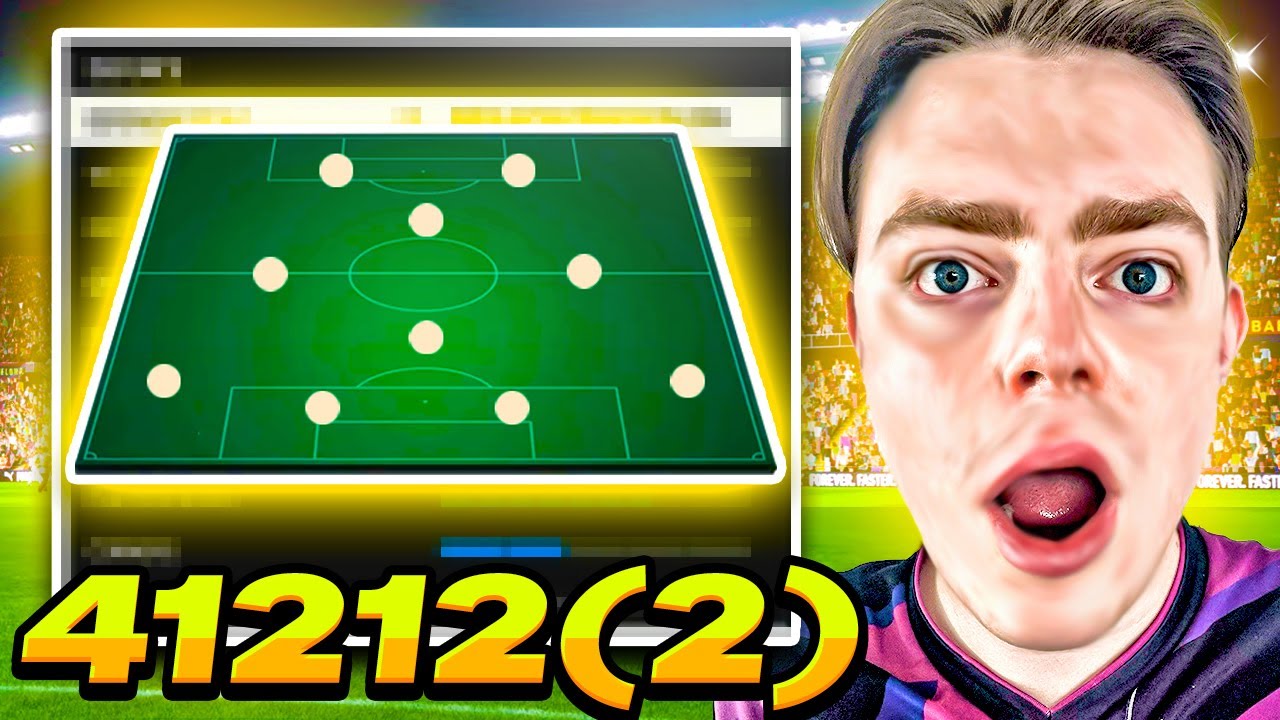 41212(2) DESTROYS Opponents 💯 Best EAFC 24 Custom Tactics & Formation ...