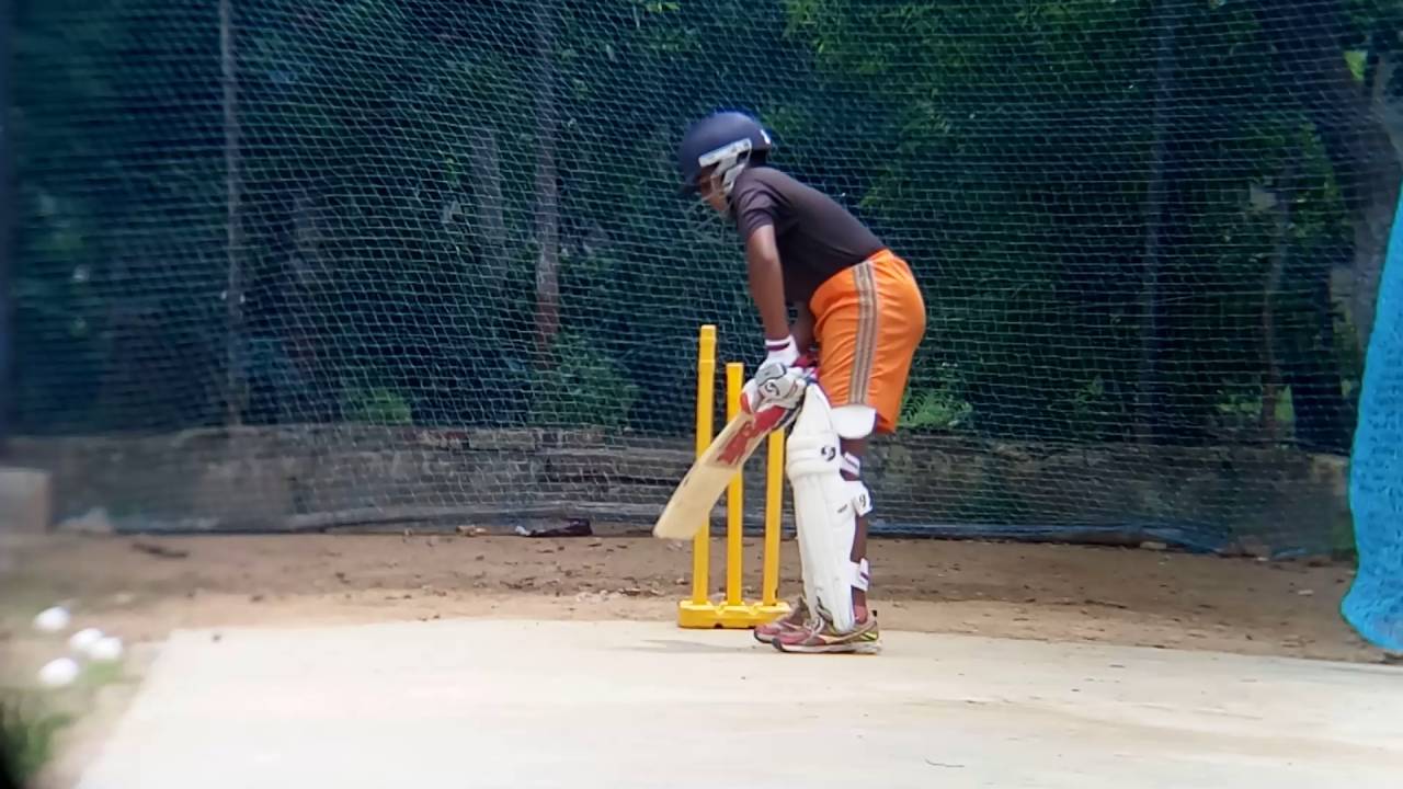 Vivek Dipak Joshi Improvising Cut Shots in Net . - YouTube