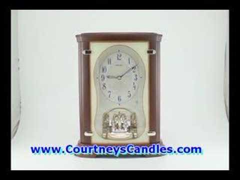 Seiko QXW112BRH Melodies in Motion Musical Clock - YouTube