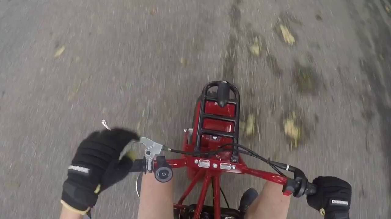 Coleman Ct200u mini bike ride(HD) - YouTube
