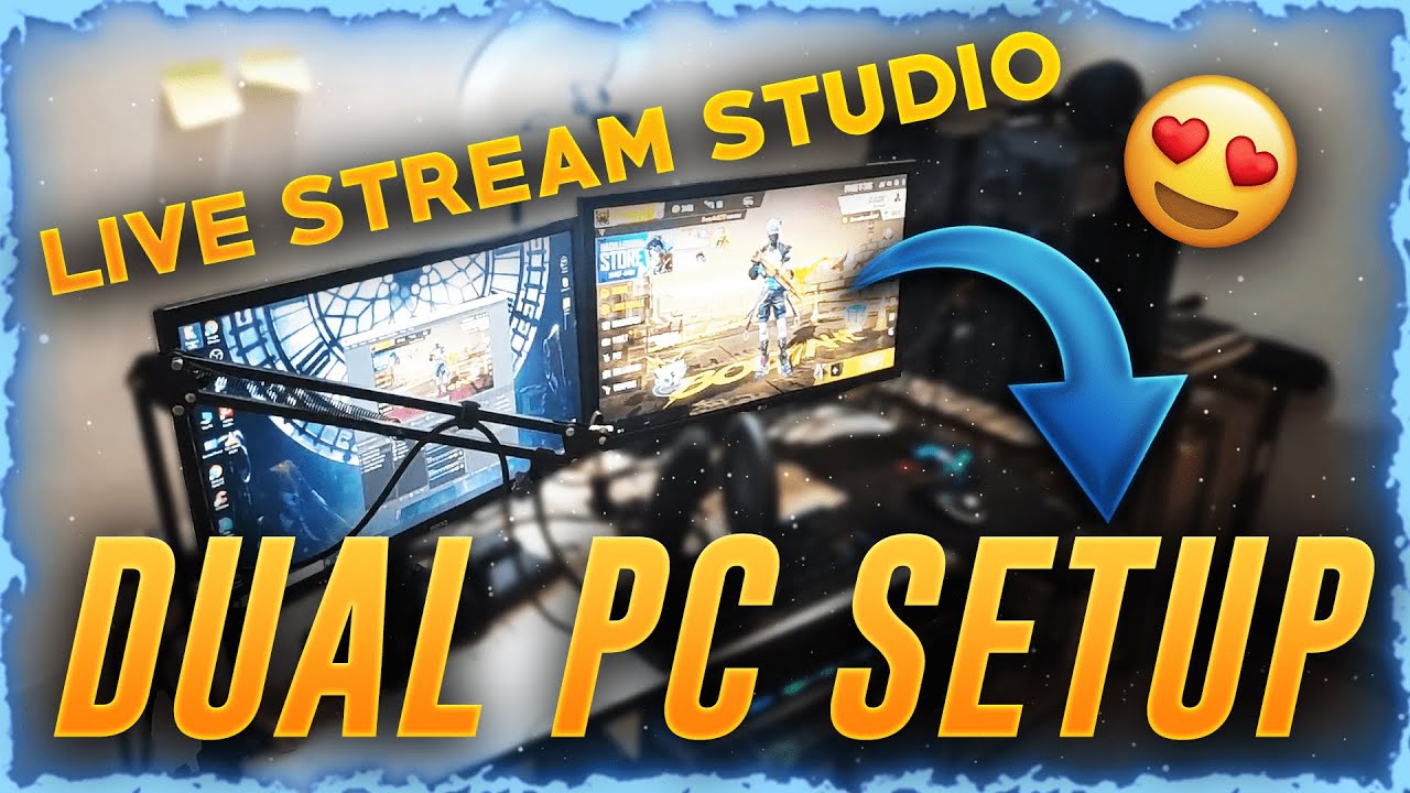 Dual PC Streaming Setup 2020 | YouTube Live Stream Studio of Free Fire ...