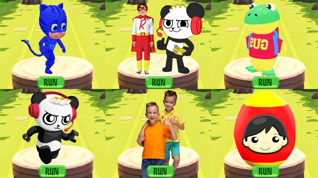 Tag with Ryan Mystery Surprise Eggs with Combo Panda Catboy PJ Masks ...
