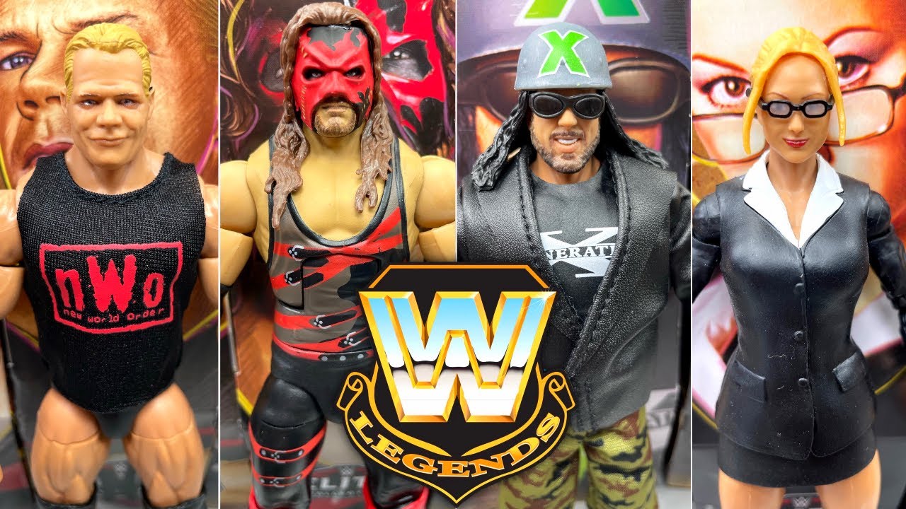 WWE ELITE LEGENDS SERIES 15 FIGURE SET REVIEW! - YouTube