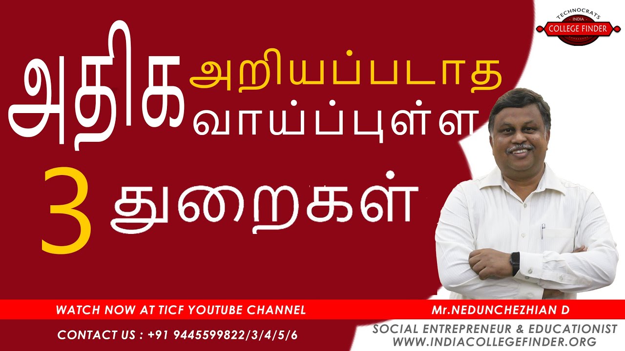 Less Known Highly Prospective Courses | Research Opportunities in India ...