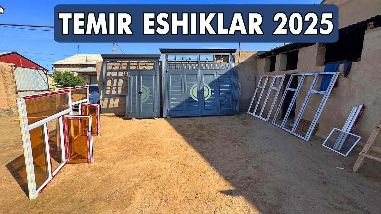 XORAZM TEMIR ESHIK, LAMINAT ESHIK, AKFA OYNA NARXLARI 2025 - YouTube