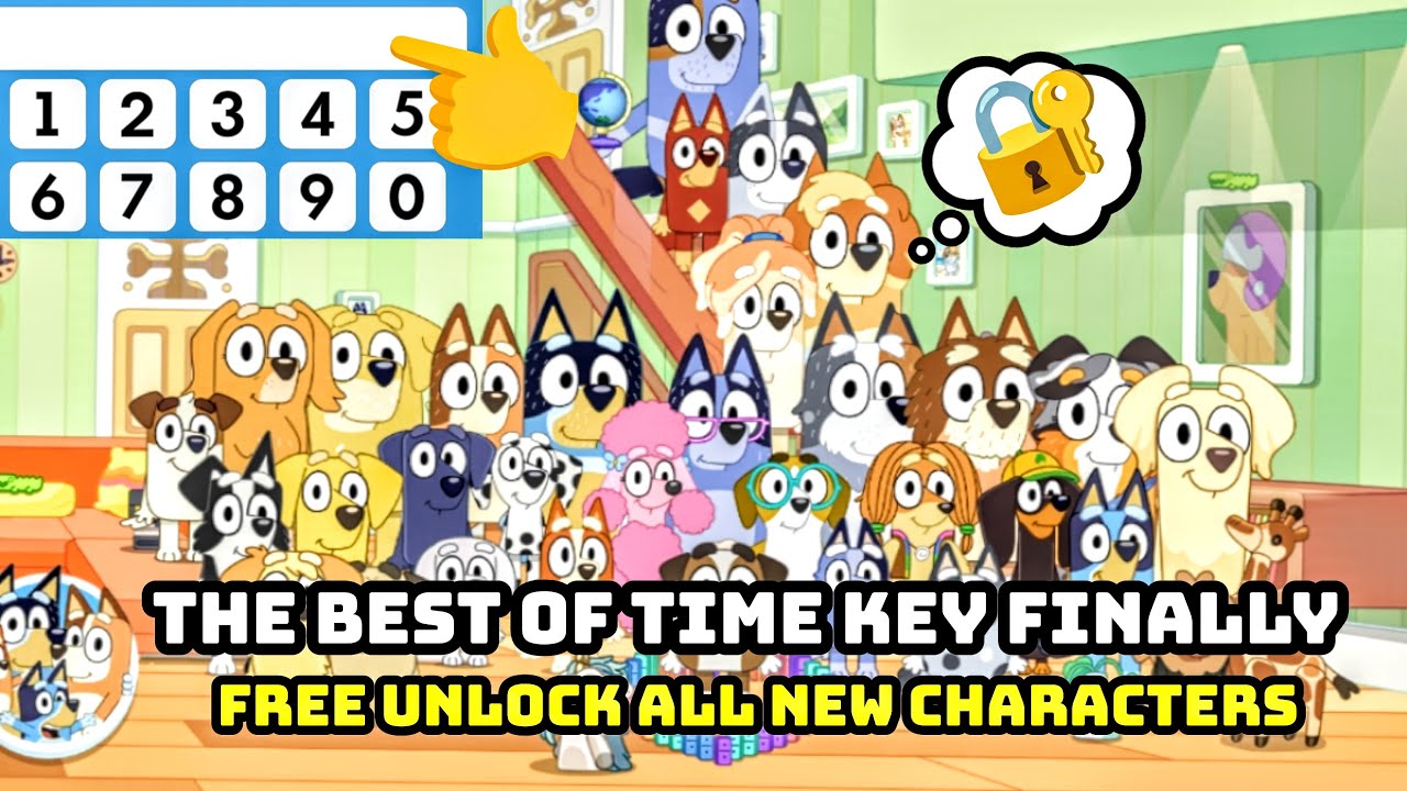 Bluey Let's Play The Best Of Time Key Finally Free Unlock All New ...
