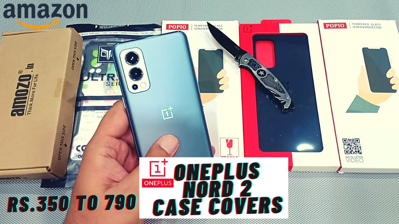 ⚡OnePlus Nord 2 Cases! Nord 2 Official Cases Unboxing | Nord 2 Tempered ...