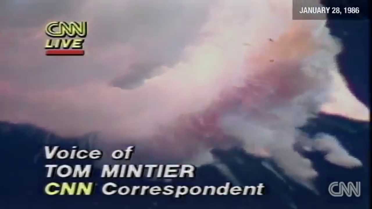 1986 CNN's coverage of the Challenger explosion - YouTube
