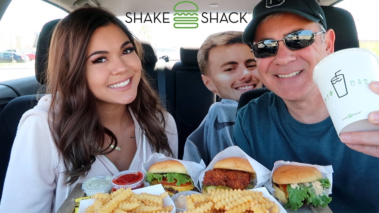 SHAKE SHACK MUKBANG | Steph Pappas - YouTube