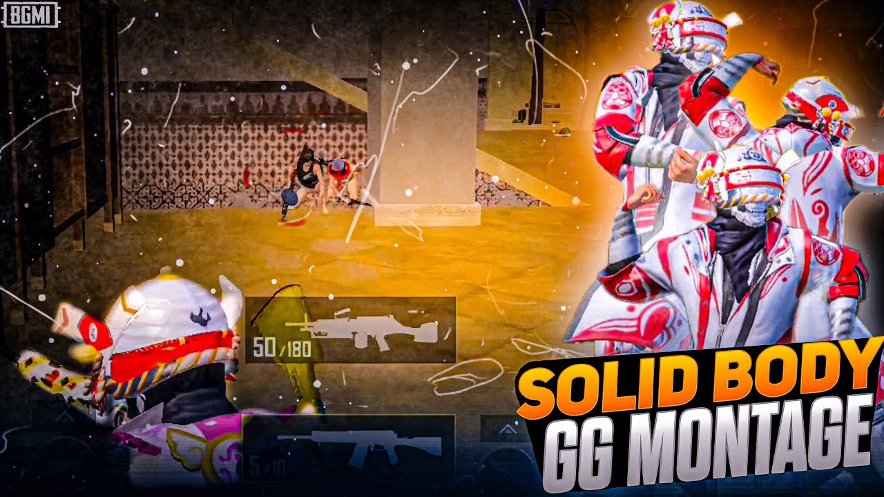SOLID BODY 💪🏻 l GG MONTAGE ⚡️ l BGMI FUNNY MONTAGE ️ - YouTube