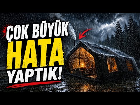 Yeni 2 Odalı Şişme Çadırımızla Şiddetli Yağmura Yakalandık! | Türkiye'nin Saklı Cenneti