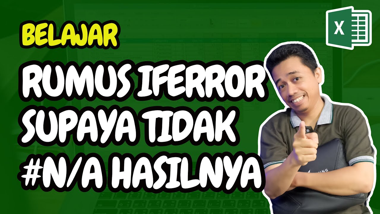 Cara Menggunakan Rumus IFERROR pada Excel - Mengatasi Error - YouTube