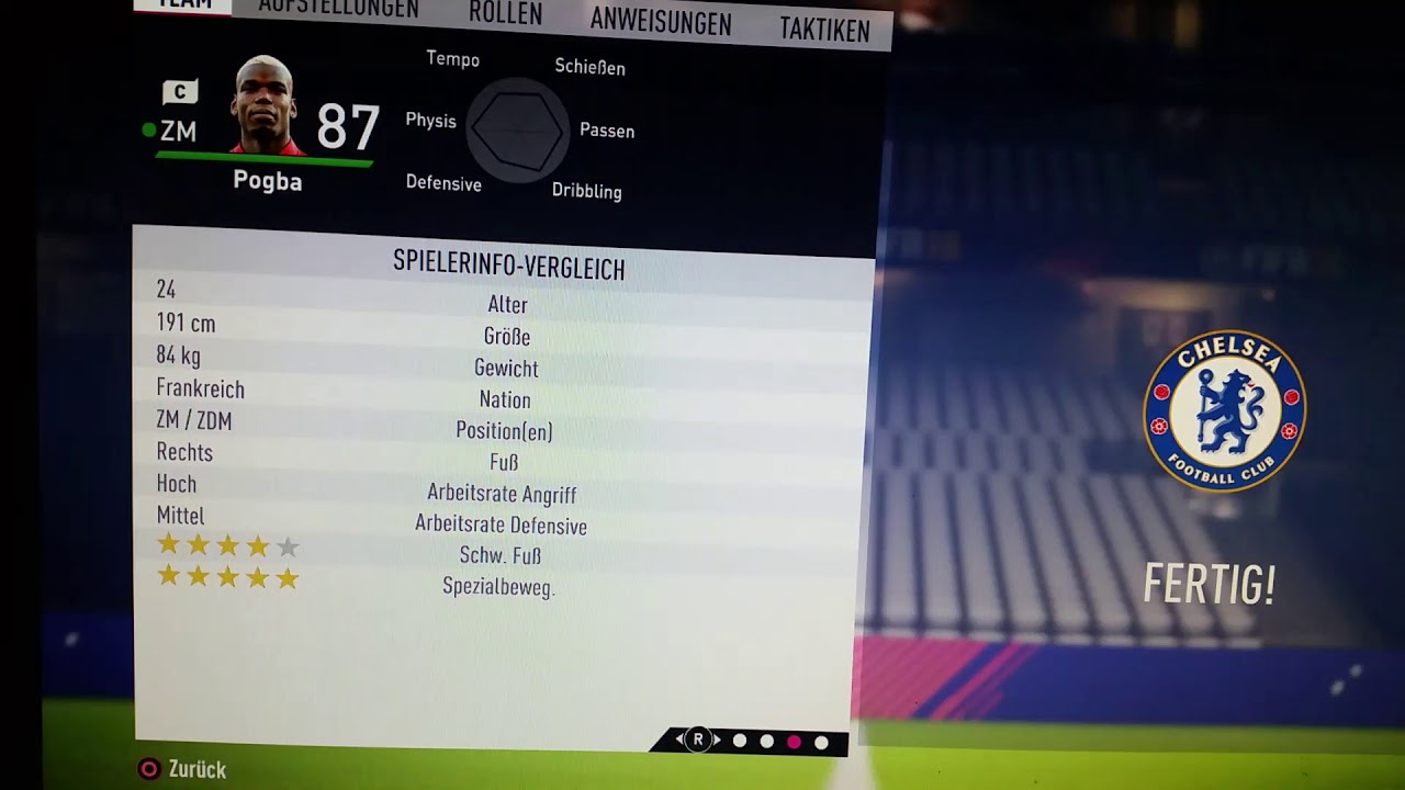 Paul Pogba Fifa 18 Review - YouTube