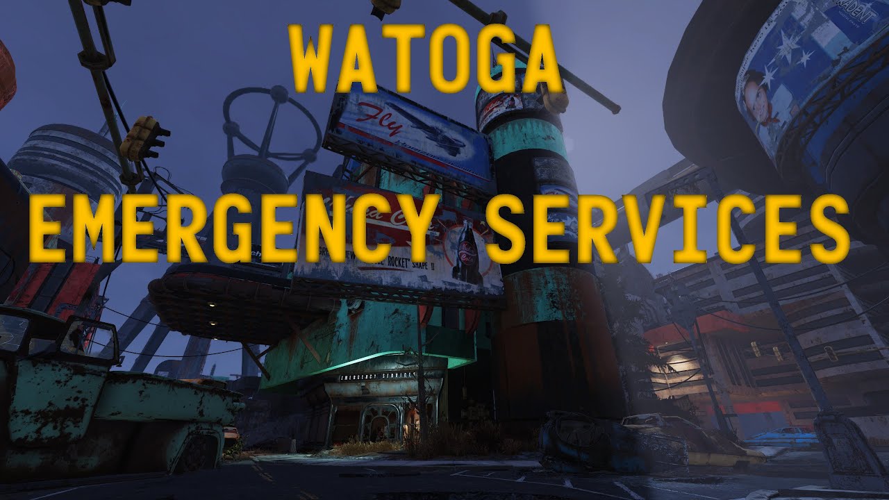 Fallout 76 Lore - Watoga Emergency Services - YouTube