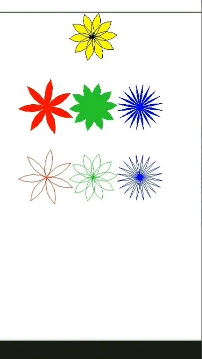 Draw 5 Different Flowers 😜 Using Python Turtle Shorts Shortvideo Short Python