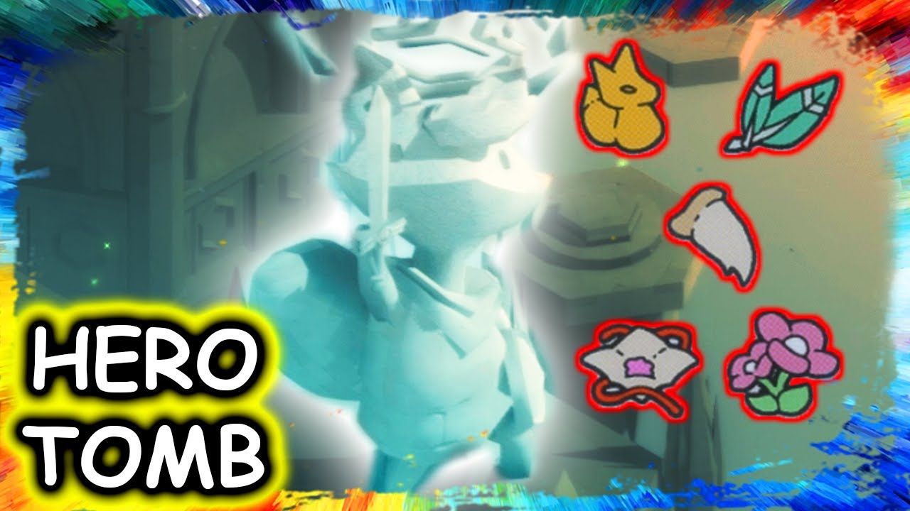 Tunic All Hero Tomb Gravestone Location ATT SP MP HP DEF POTION - YouTube