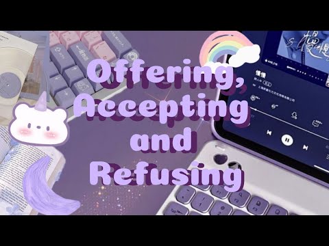 Contoh tindakan Offering, Accepting and Refusing - YouTube