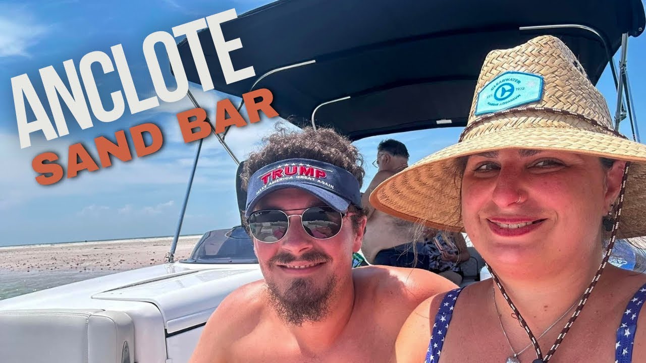 Taking the Boat out to Anclote Sandbar. - YouTube