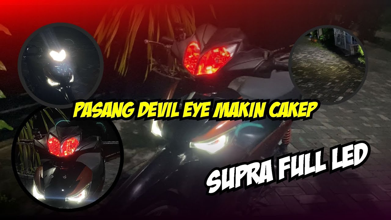 Ubah arus Full DC Supra X 125 - Lampu Full LED - YouTube