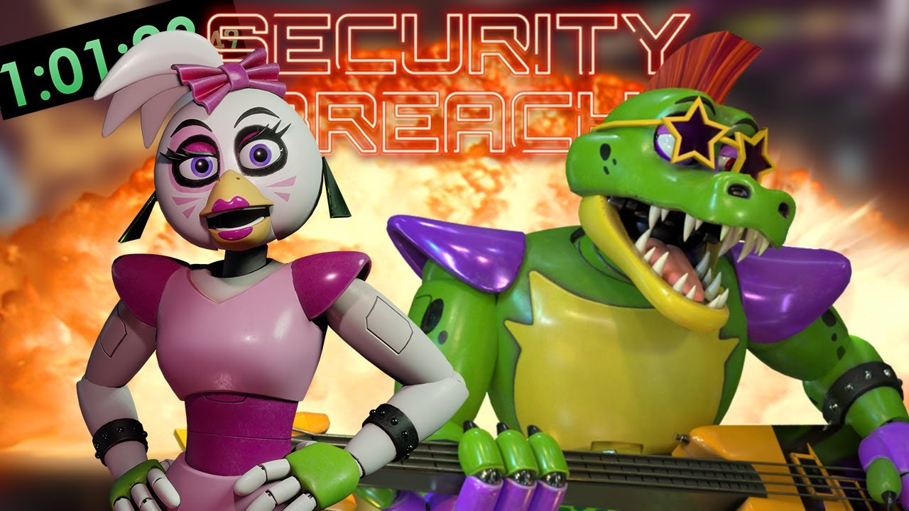 Security Breach Speedrun but a Chaos Mod is installed - YouTube