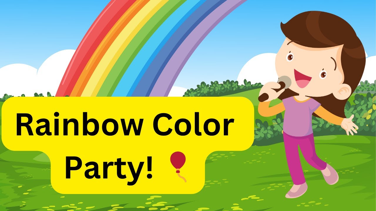 Rainbow Colors Song for Kids Learn Colors with Fun Music Jolly ABC TV ...