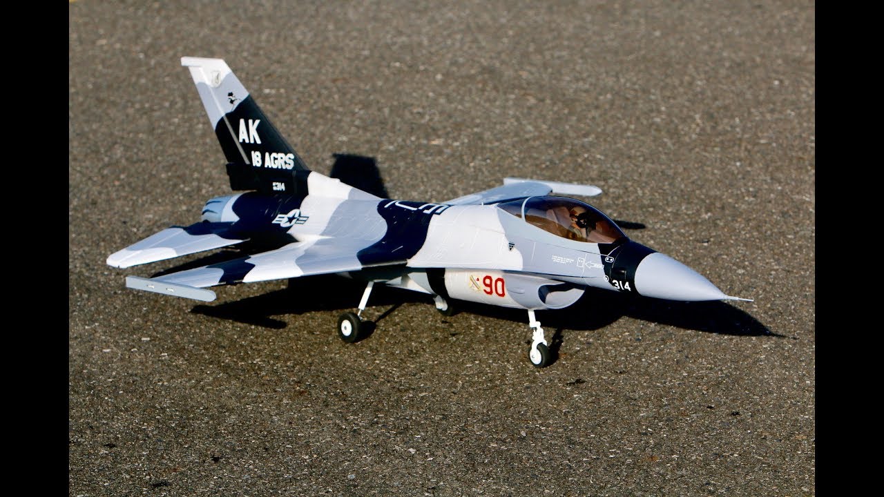 MotionRC Freewing F16 70mm V2 Flights 4 and 5 - YouTube