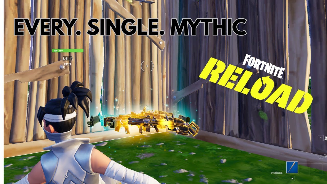 Getting *EVERY* Mythic and Exotic in Fortnite Reload! ft.@MKAlpha1 ...