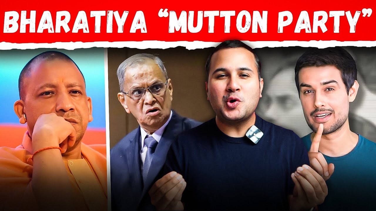 Bharatiya Mutton Party | Dhruv Rathee | Narayan Murthy - YouTube