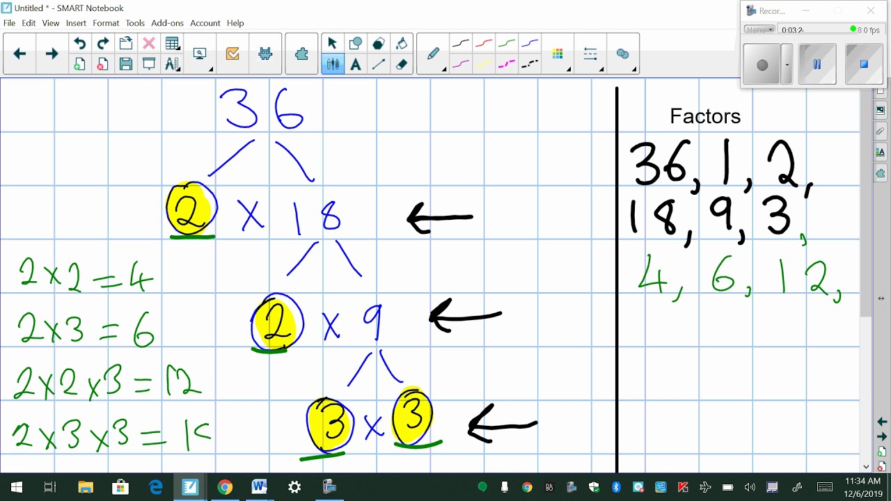 Factor Tree Method YouTube
