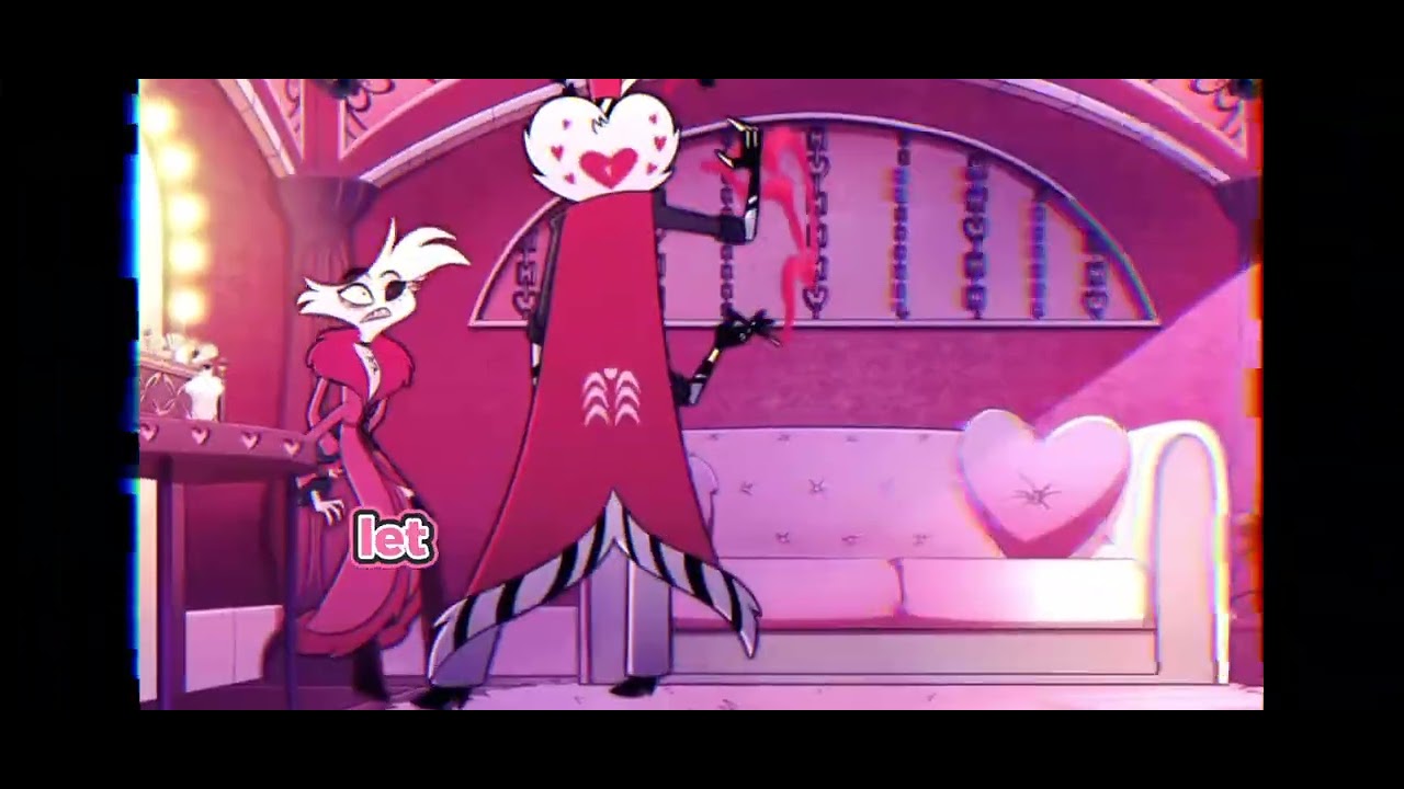 I didn't know when i met VALENTINO! (hazbin hotel, Angel dust) - YouTube