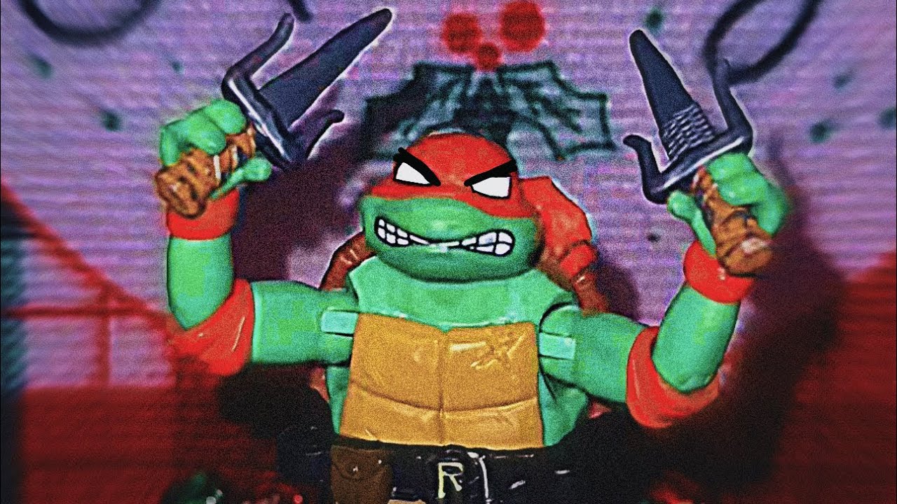 TMNT Mutant Mayhem Stop Motion - The first fight scene - YouTube