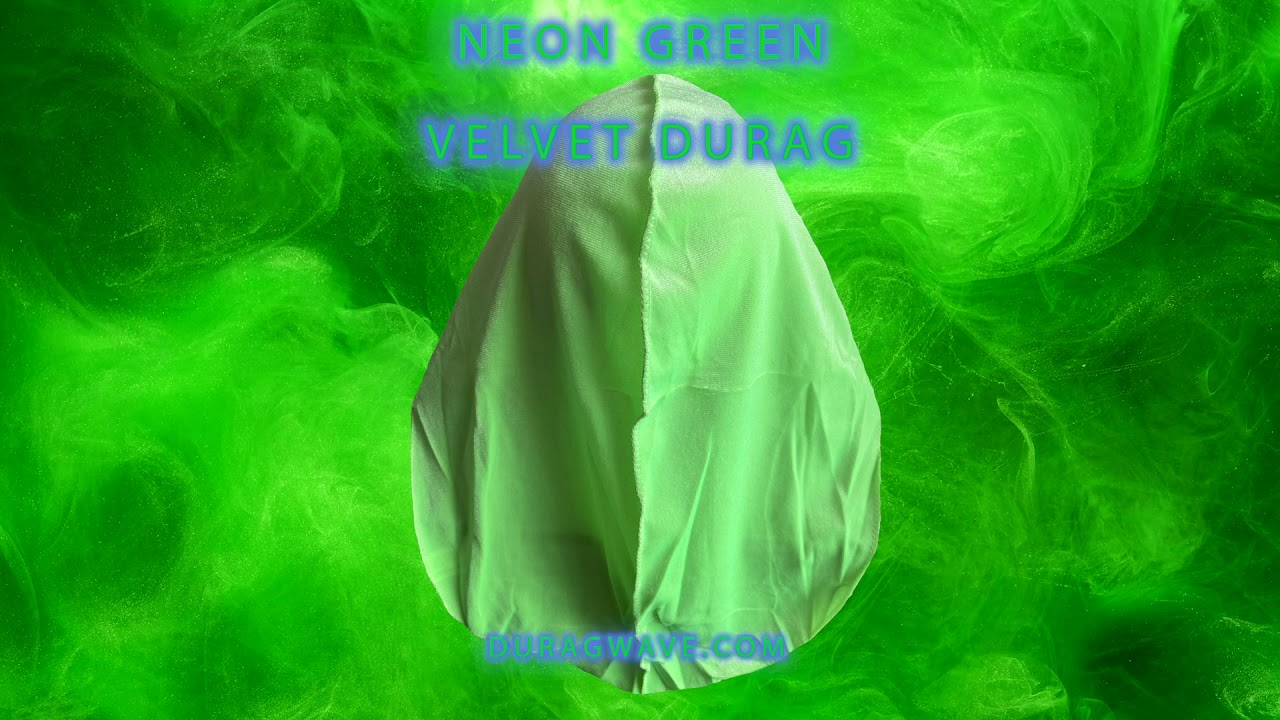 neon green velvet durag video - YouTube